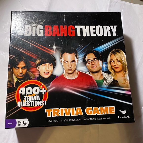 Games | Cardinal The Big Bang Theory Trivia Game Age 12 Only Paid This ...